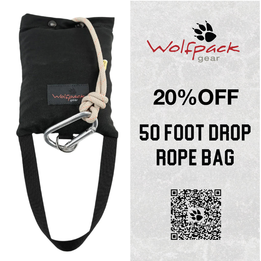 50 Foot Drop Rope - IAFF Discount – Wolfpack Gear™
